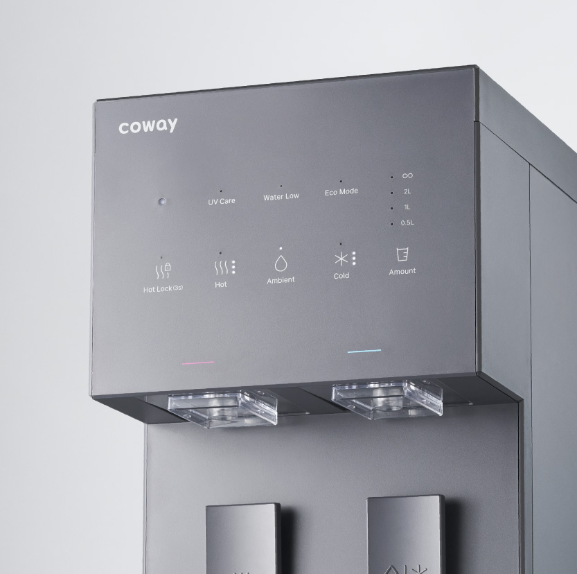 Coway Core Slim: Slim Floor Standing Water Purifier with Extendable Tray